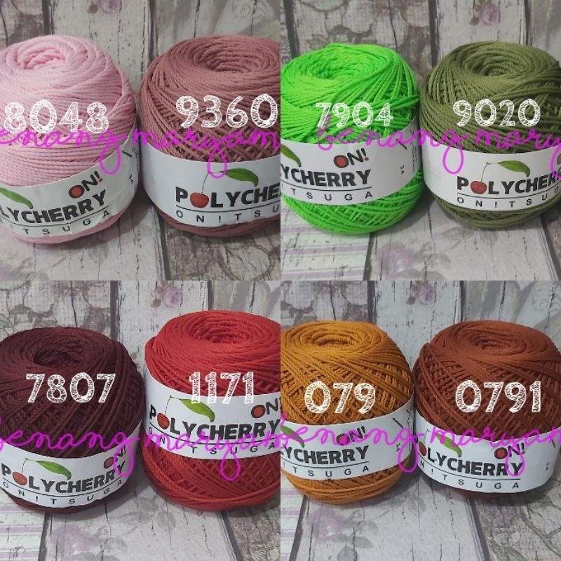 Jual BENANG RAJUT ONITSUGA POLYCHERRY | Shopee Indonesia