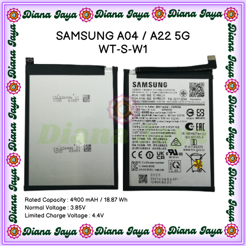 Jual Baterai Samsung A04 SM-A045F / A04E SM-A042F / A14 5G SM-A146B ...