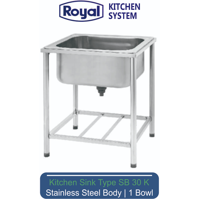 Jual MEJA STAINLESS | CUCI PIRING PORTABLE | SINK JUMBO MERK ROYAL SB ...