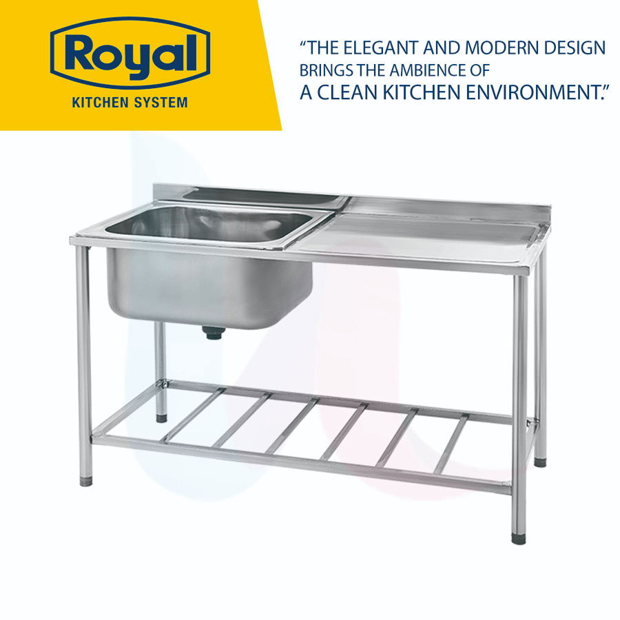 Jual Meja Stainless Kitchen Sink Royal ST 30 K Meja Cuci Piring ...