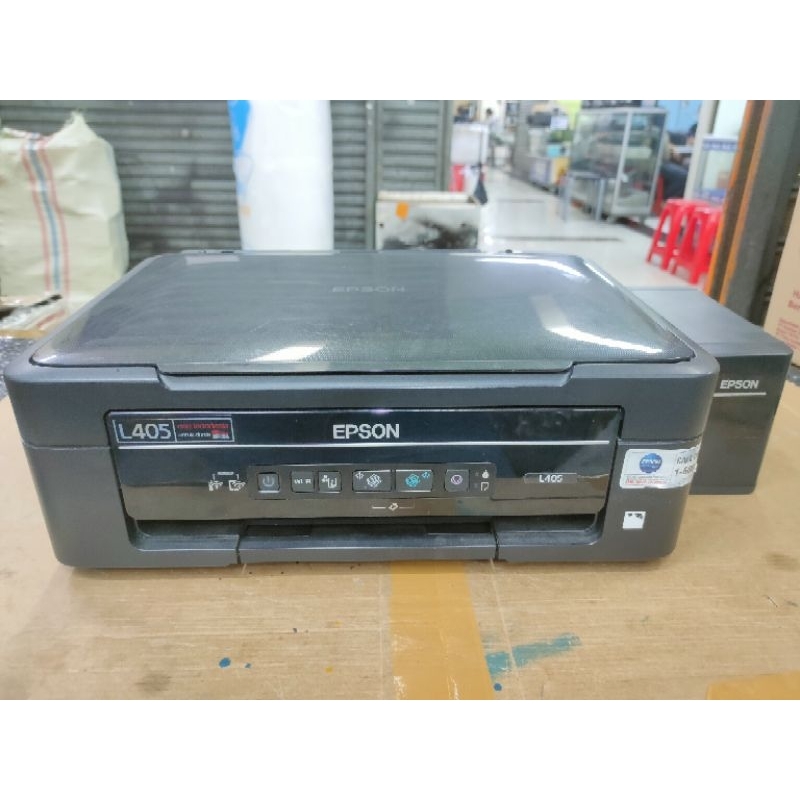 Jual Printer EPSON L405 WIFI Print Scan Copy Second Kondisi Normal | Shopee Indonesia