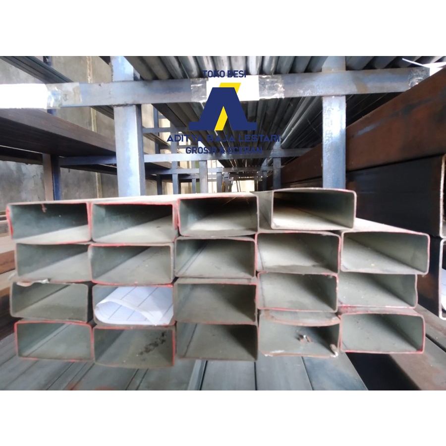 Jual HOLLOW BESI GALVANIS | STALL GALVANIS 40 x 80 | Shopee Indonesia