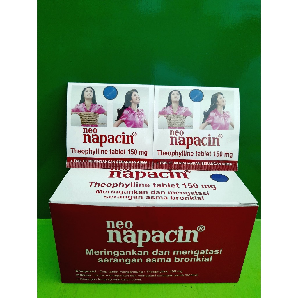 Jual Obat Asma Neo Napacin Strip isi 4 tablet | Shopee Indonesia