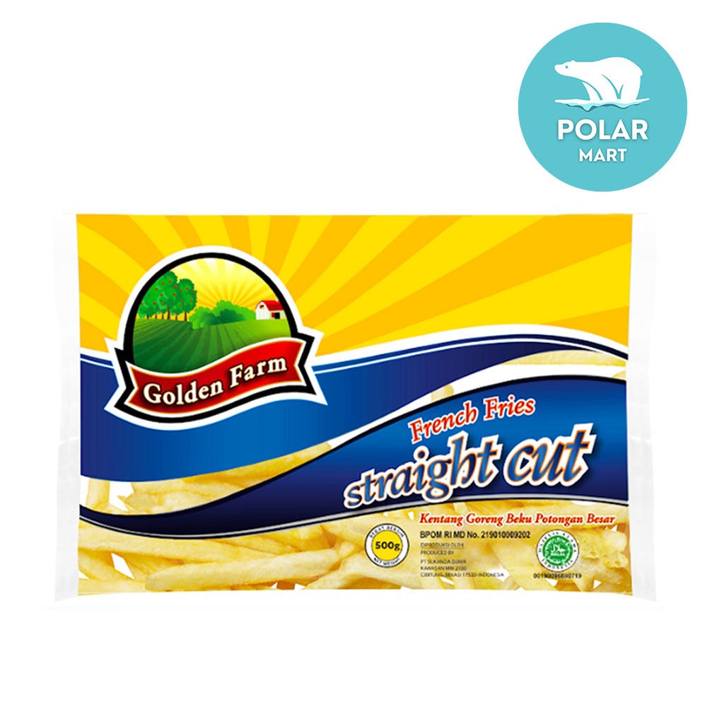 Jual Golden Farm French Fries 500 Gram (FROZEN FOOD BANDUNG) | Shopee ...