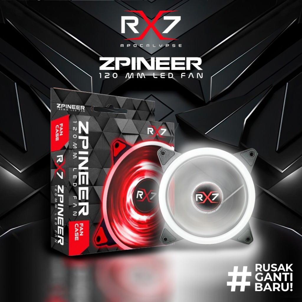 Jual FAN RGB RX7 12CM / FAN CHASING RGB / FAN CASING 12CM FULL COLOUR ...