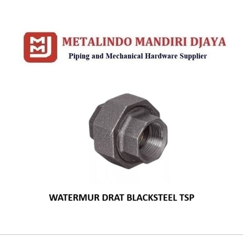 Jual Water Mur Drat Black Steel TSP 1/2" | Shopee Indonesia