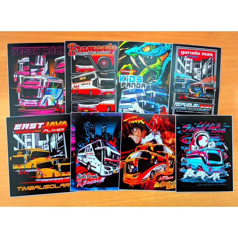 Jual COD Stiker Buss Battosai Paling Keren ( 40 Stiker + Bonus ...