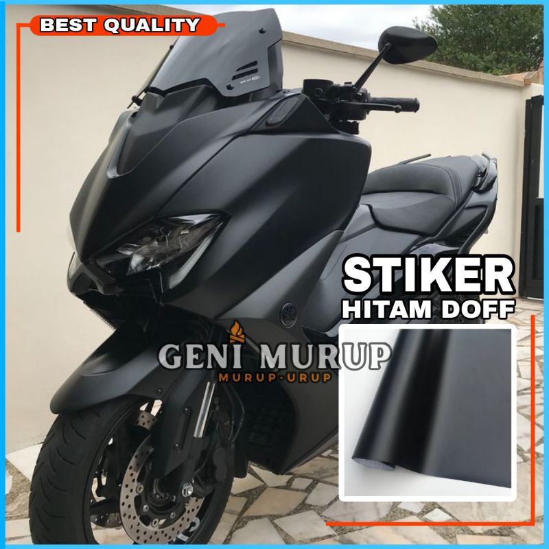 Jual Stiker Hitam doff pekat sticker scotlite motor skotlet hitam ...