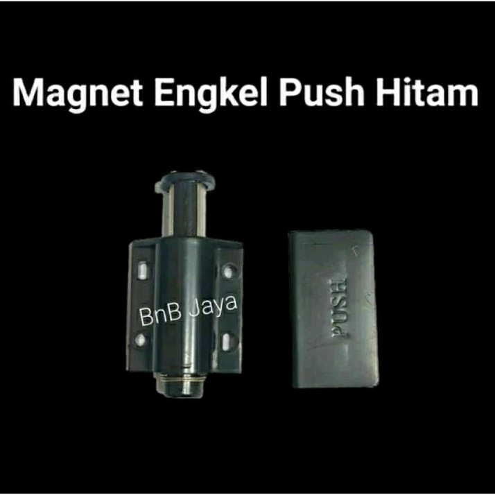 Jual Magnet Pintu Lemari Engkel / Single + Push Hitam | Shopee Indonesia