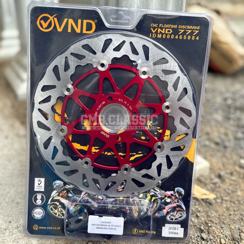 Jual PIRINGAN DEPAN CAKRAM VND 777 300MM JUPITER Z F1ZR VEGA CNC ...