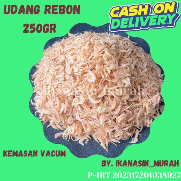 Jual UDANG REBON ASIN / UDANG REBON TAWAR 250GR / IKAN ASIN MURAH BISA ...
