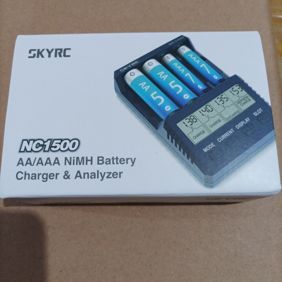 Jual Mini 4wd Charger Skyrc NC1500 charger & analyzer AA & AAA nimh ...
