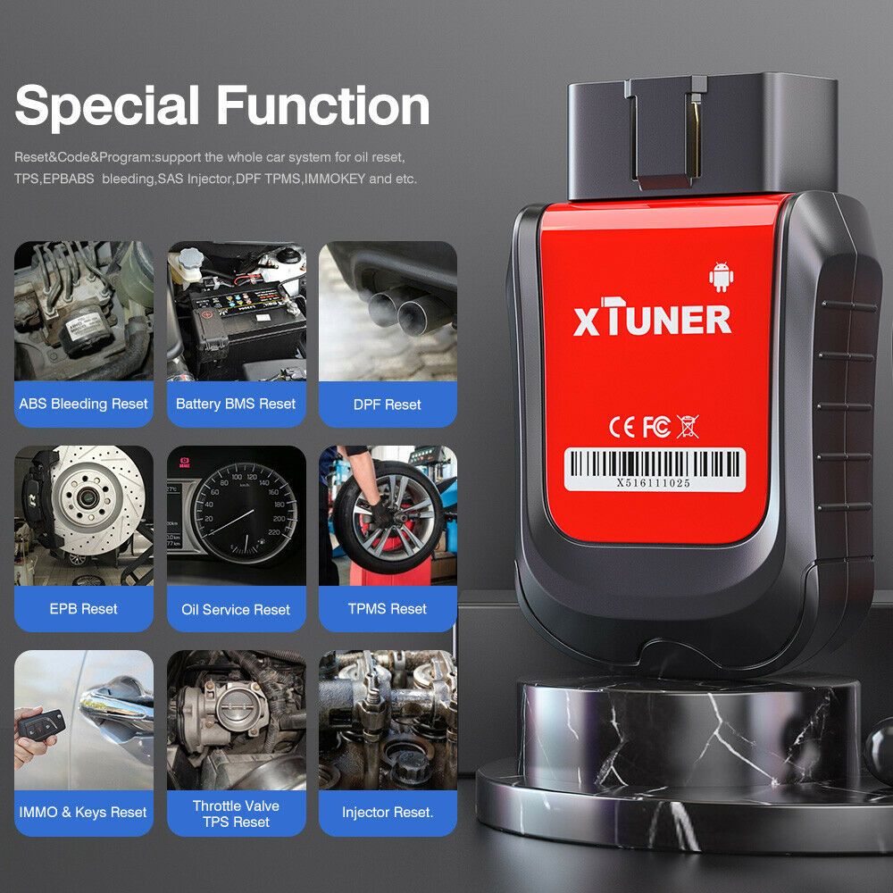 Jual Scanner XTUNER X500 Bluetooth Special Function Diagnostic | Shopee ...