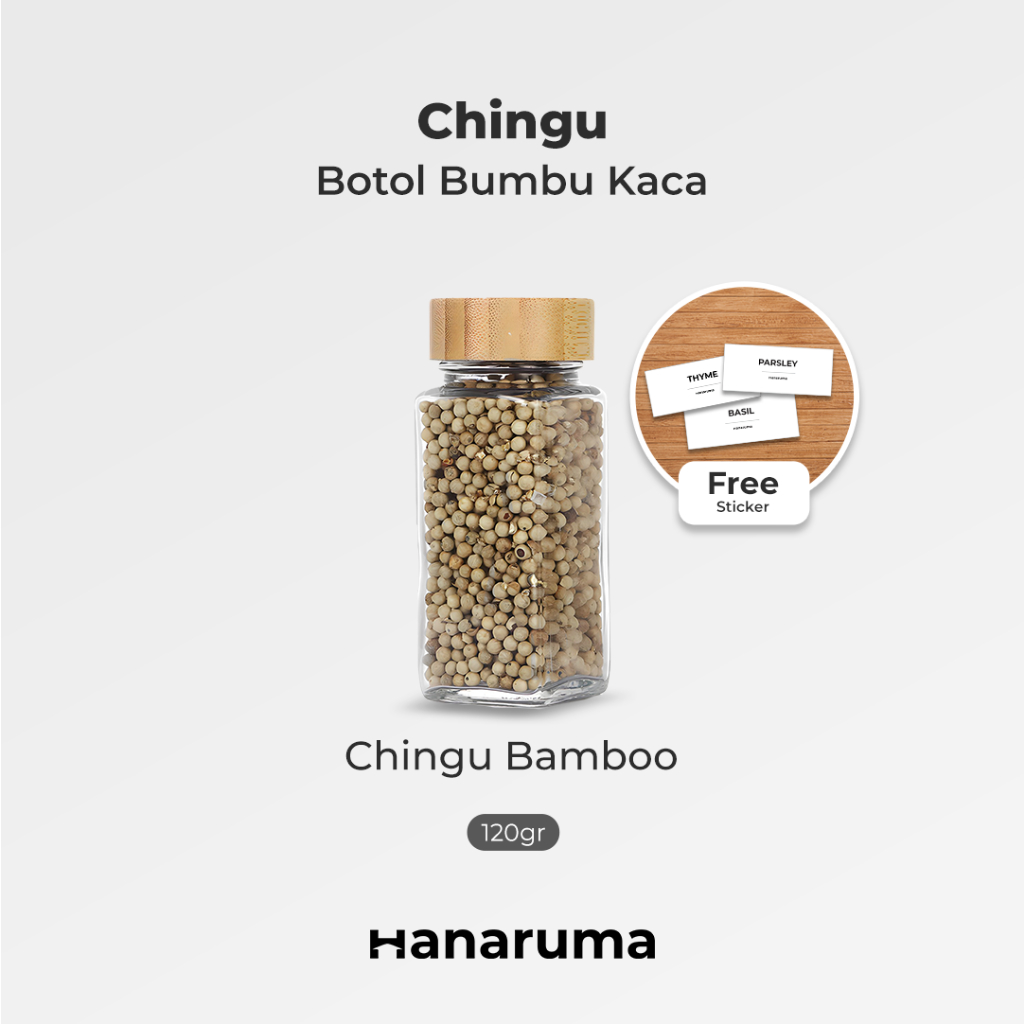 Jual [FREE STICKER] HANARUMA Chingu - Botol Kaca Bumbu 120ml - Tempat ...