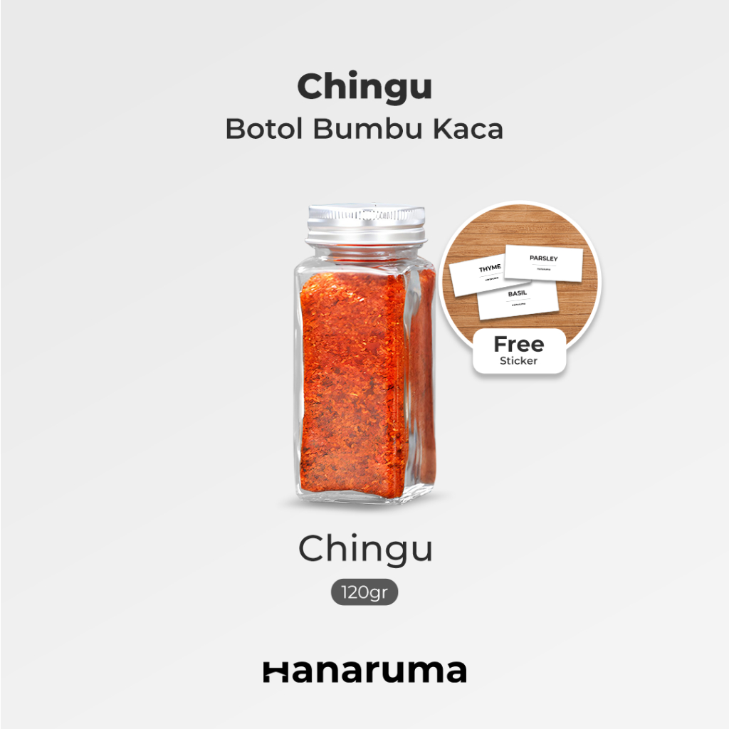Jual [FREE STICKER] HANARUMA Chingu - Botol Kaca Bumbu 120ml - Tempat ...