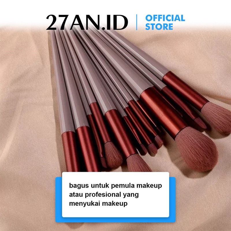 Jual [13 Set] Kuas Make Up Set isi 13 pcs / Kuas Rias Face Contour ...
