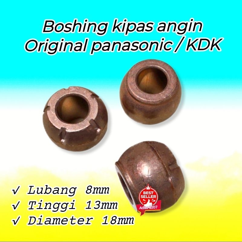 Jual Boshing/bushing/as bos bulat coak original kipas angin panasonic ...
