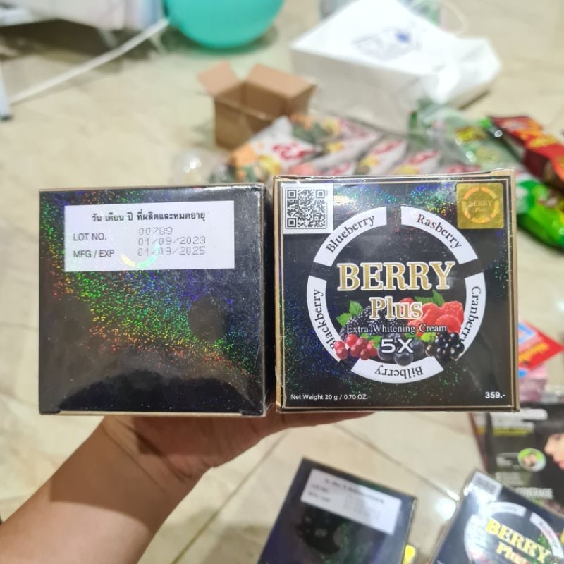 Jual Berry Plus Extra Whitening Nightcream 5X (batch Juni 2024 ...