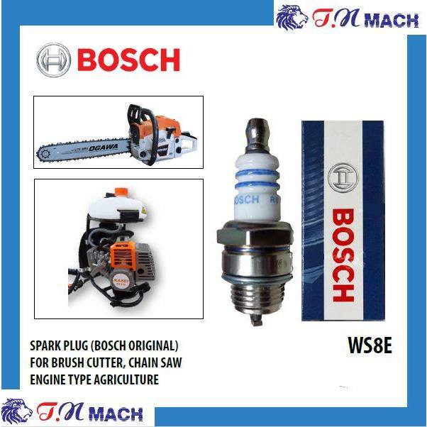 Jual BUSI POTONG RUMPUT Bosch WS8E Spark Plug 100% Original Mesin Rumput Chain Saw(HARGA/PCS ...