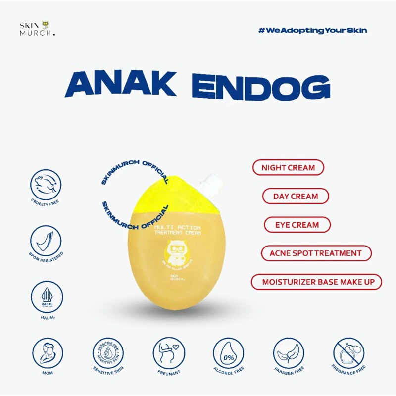 Jual [READY] SKINMURCH MULTI ACTION TREATMENT CREAM ENDOG TELOR KRIM ...