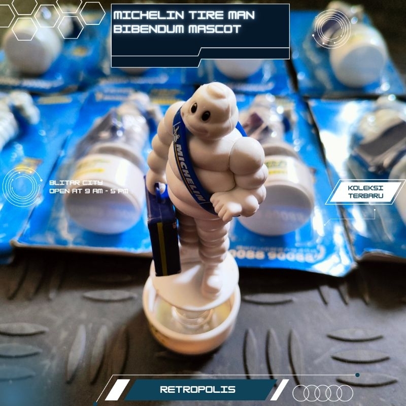Jual Michelin Bibendum Tire Man Patung Michelin Boneka Michelin Maskot ...