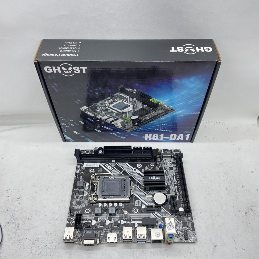 Jual MOTHERBOARD GHOST H61-DA1 LGA 1155 NVME | Shopee Indonesia