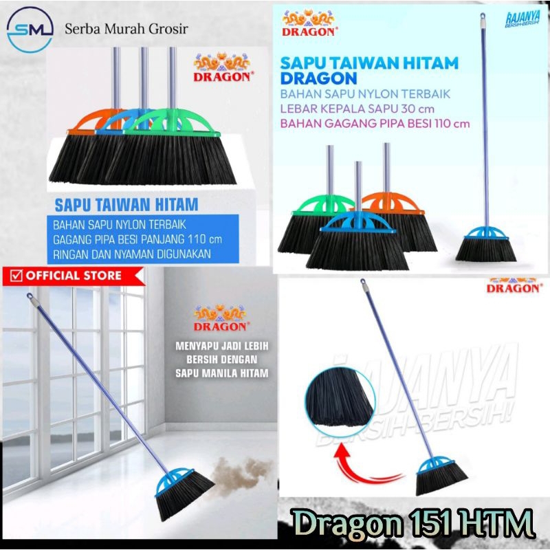 Jual Sapu Nylon/Sapu Lantai/Alat pembersih/Sapu Rumah/sapu Dragon 151 ...