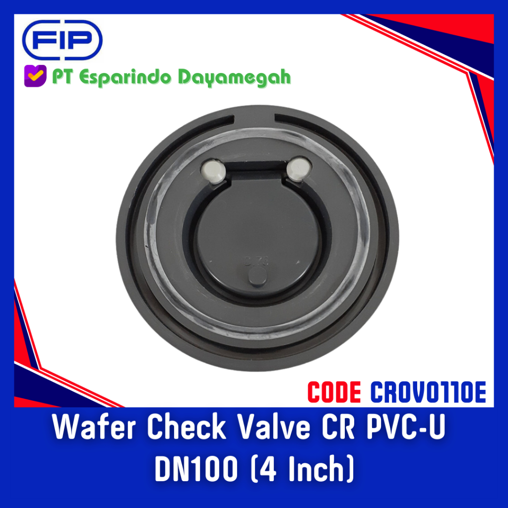 Jual Swing Check Valve 4 Inch PVC Kolam Renang Merk FIP Made in Italy ...