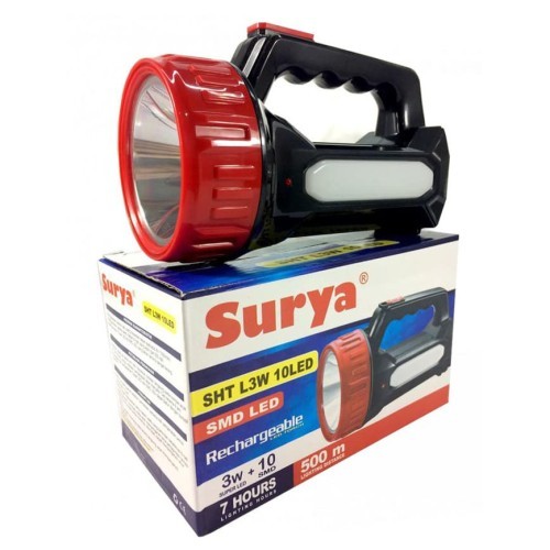 Jual Senter Plus Emergency Surya SHT L3W 10 Led Senter Tangan Lampu ...