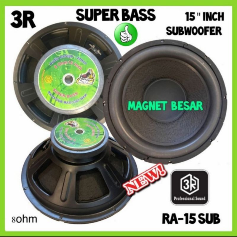 Jual subwoofer 3R 15 inch RA-15 SUB 1200 Watt max profesional sound | Shopee Indonesia