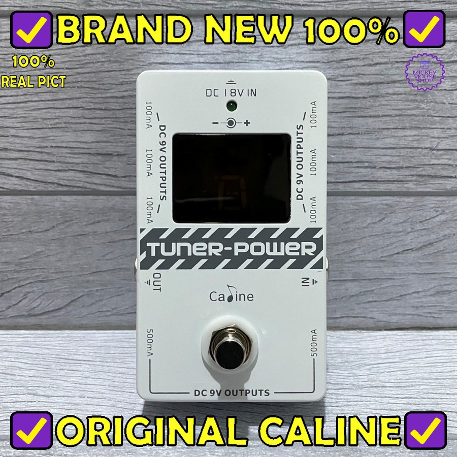 Jual Efek Gitar Caline CP-09 Precision Tuner Chromatic + Pedal Power ...