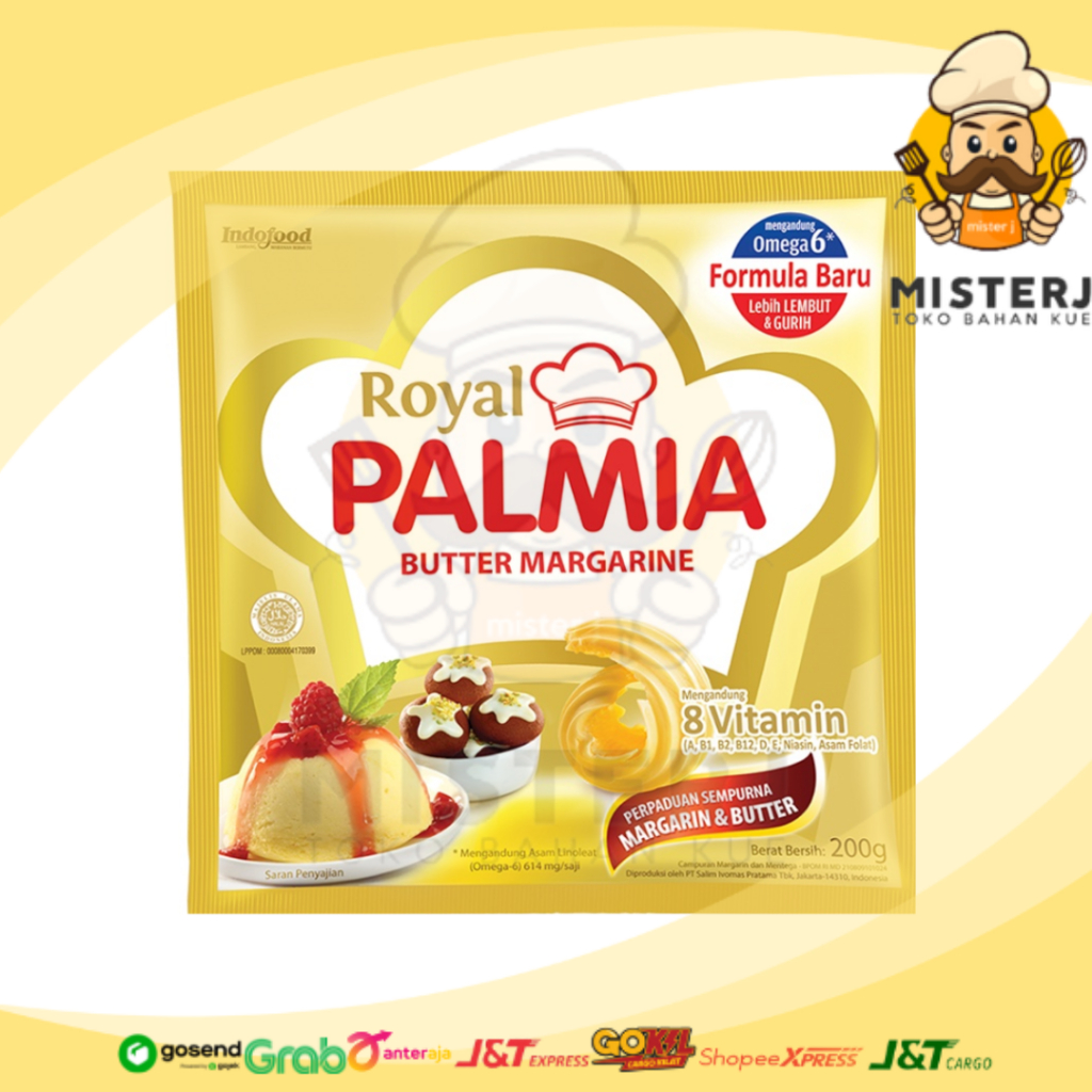 Jual Royal Palmia Margarine | 200 Gram | Margarine Royal Palmia Sachet ...