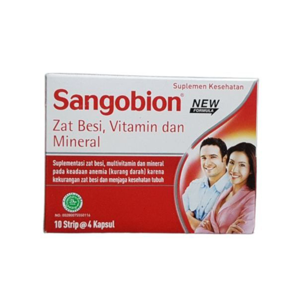 Jual Suplemen Kesehatan Vitamin Mineral Zat Besi Obat Anemia Tambah ...