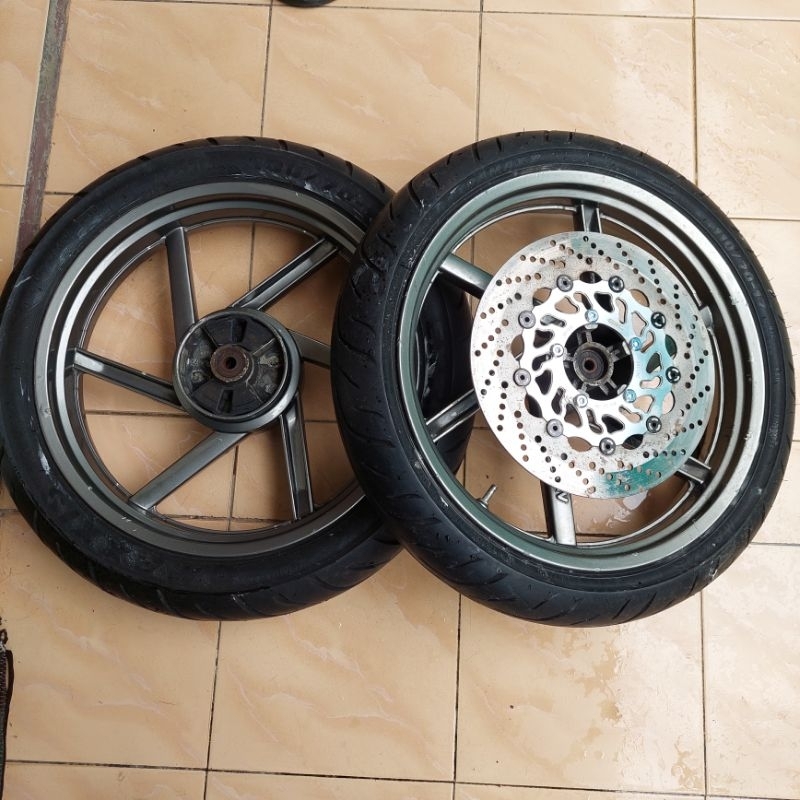 Jual velg racing merk MGV ring 17 copotan motor berikut ban | Shopee ...