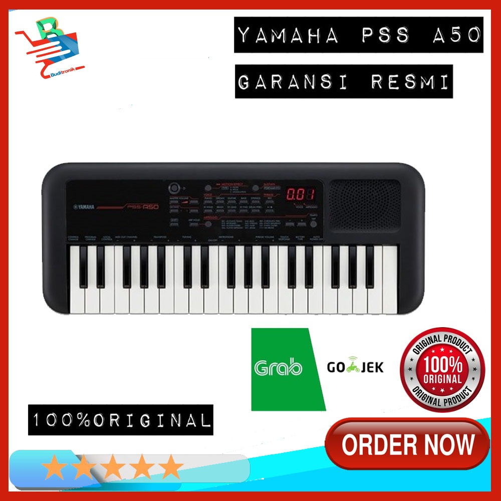 Jual Yamaha PSS A50 Mini Portable Keyboard Piano Original | Shopee Indonesia
