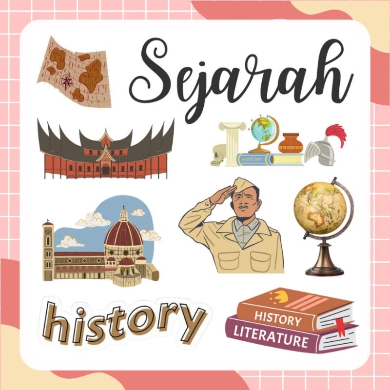 Jual Stiker Mata Pelajaran / stiker matematika / stiker fisika / stiker ...