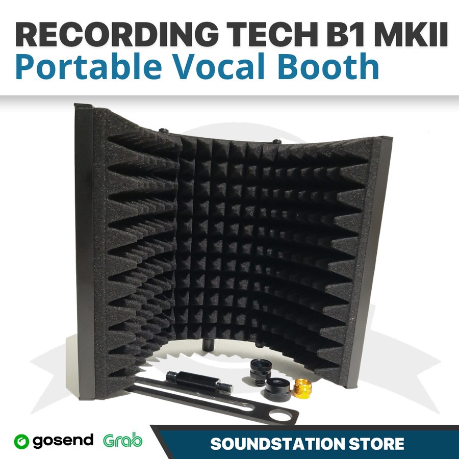 Jual RECORDING TECH B1 VOCAL BOOTH MIC MICROPHONE RECORDING ZOOM ...