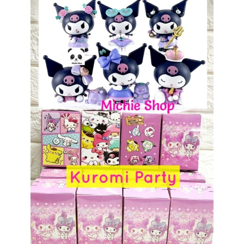 Jual Blind Box Sanrio Random Collection Topper Gifts Doll Hello Kitty Cinnamoroll Kuromi My ...
