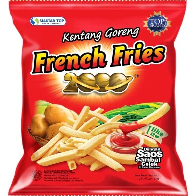 Jual French Fries 2000 (138gr)/Chiki Stick Kentang 2000 | Shopee Indonesia