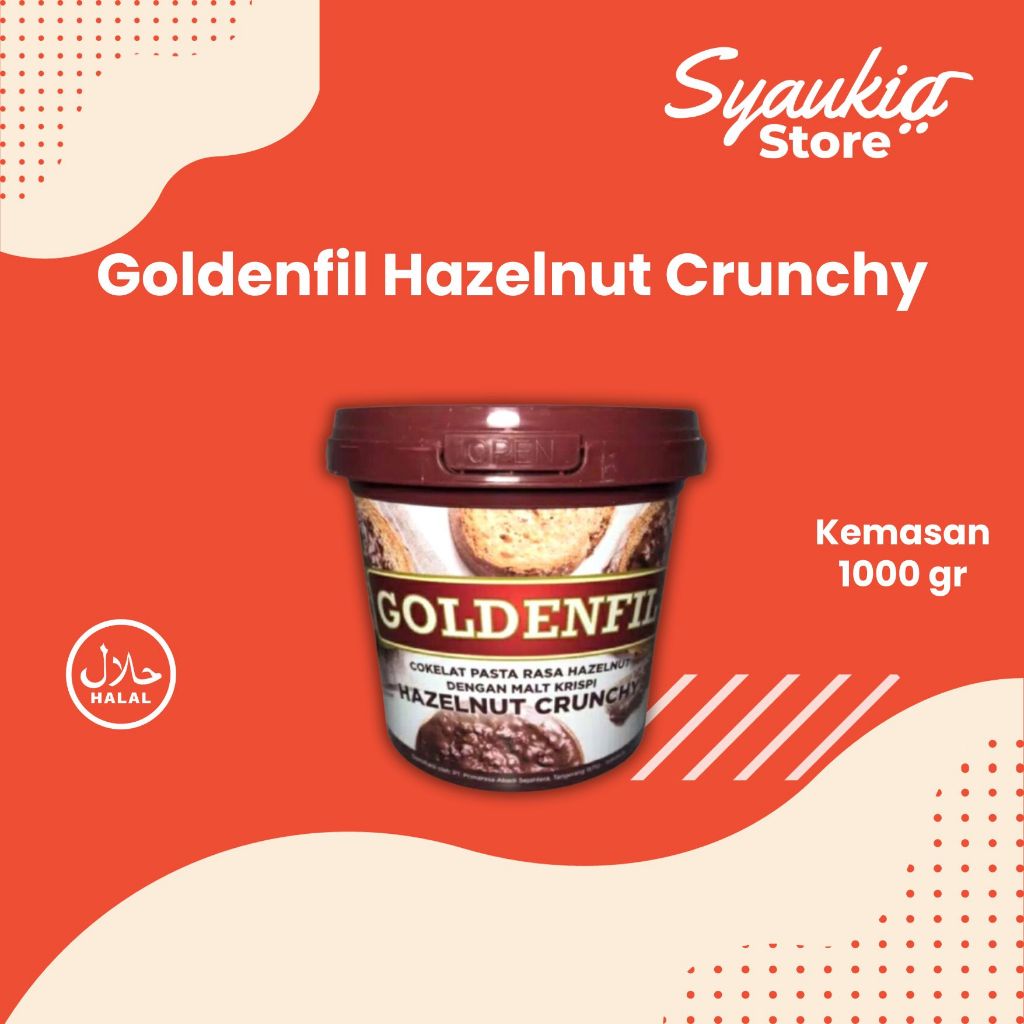 Jual GOLDENFIL 1 KG Goldenfil Hazelnut Crunchy 1kg Selai Coklat ...