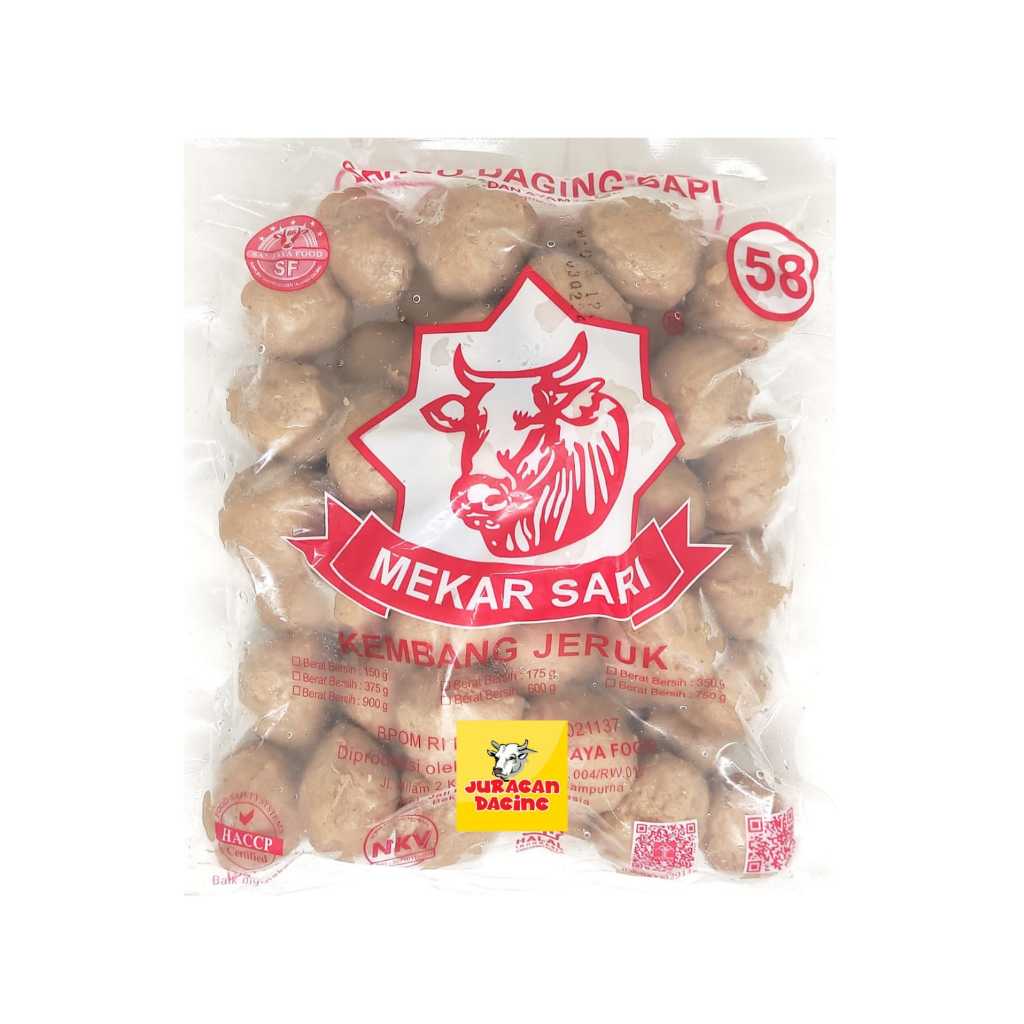 Jual Bakso Mekar Sari Kembang Jeruk Isi 50 600gr | Shopee Indonesia