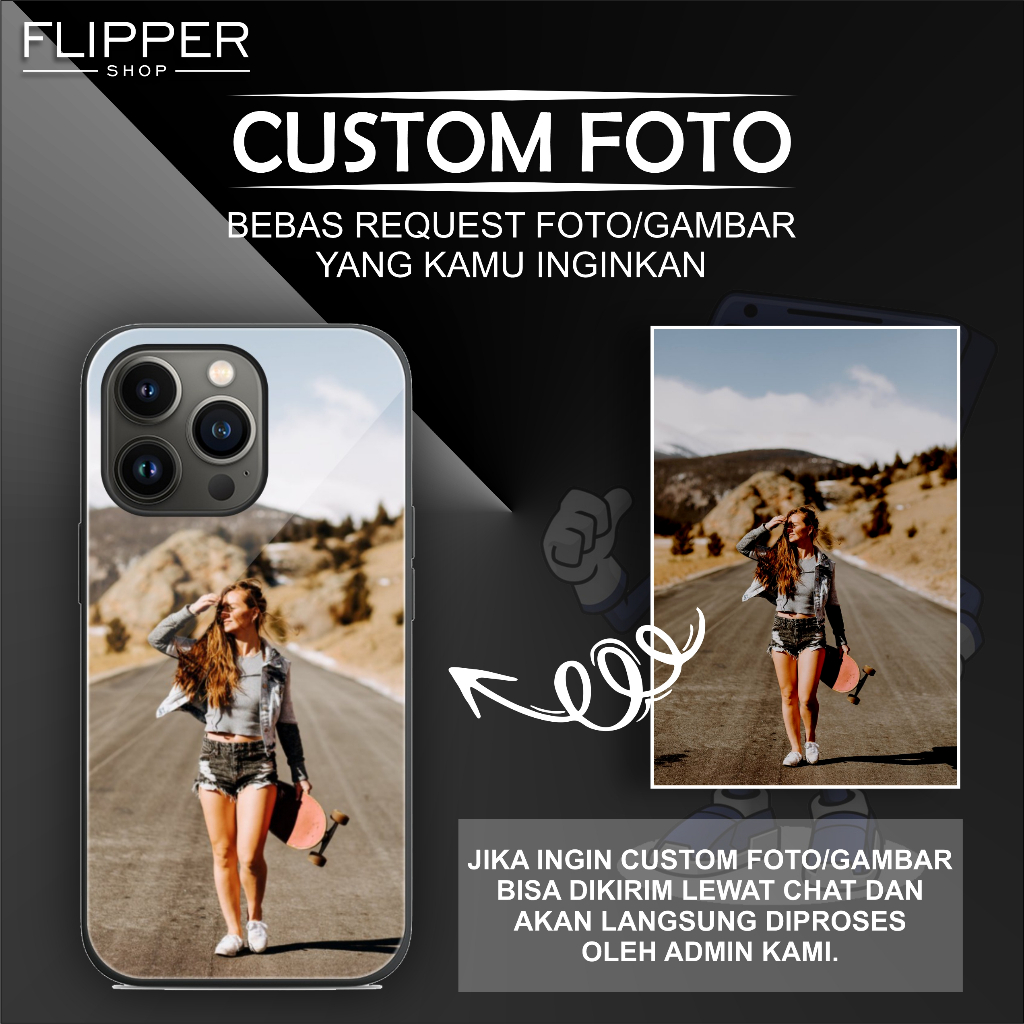 Jual Custom Casing Handphone iPhone & Android - Flipper Shop | Shopee ...