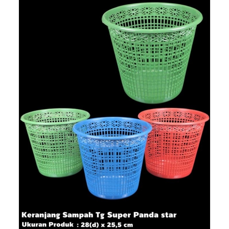 Jual Tempat Sampah Metalic Panda Star/Tong Sampah Plastik/Dustbin 5L ...