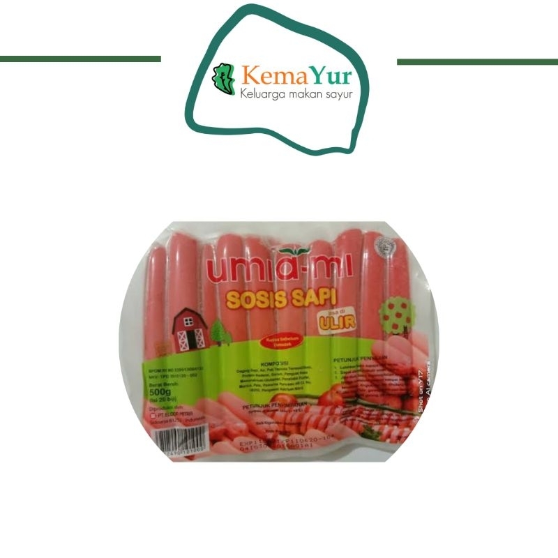 Jual UMIAMI SOSIS ULIR FROZEN 500GR | Shopee Indonesia