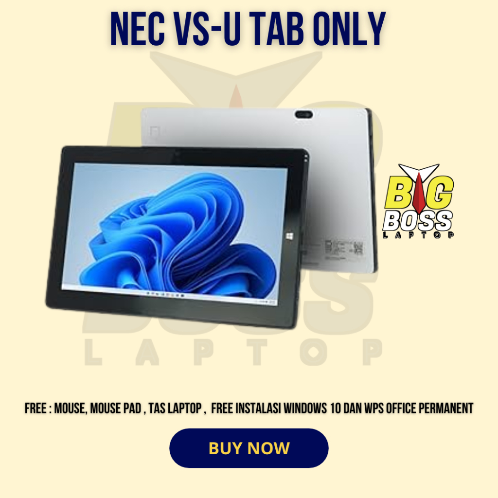 Jual NEC VERSAPRO VS-U TOUCHSCREEN (TAB ONLY) INTELCORE M5 RAM 4GB SSD ...