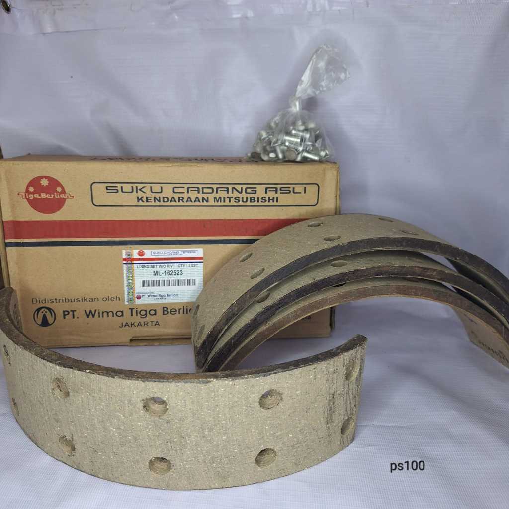 Jual KAIN KAMPAS REM BRAKE LINING PS100 CANTER PS110 DEPAN BELAKANG MB162517 | Shopee Indonesia