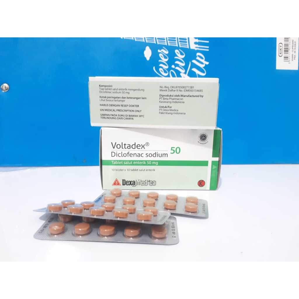 Jual VOLTADEX 50Mg TABLET/STRIP (ISI 10 TAB) | Shopee Indonesia