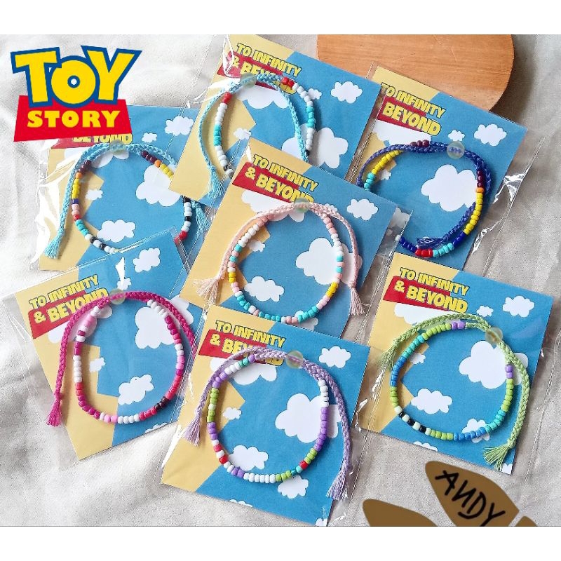 Jual Gelang toy story, adjustable beads bracelets. Gelang manik buzz ...