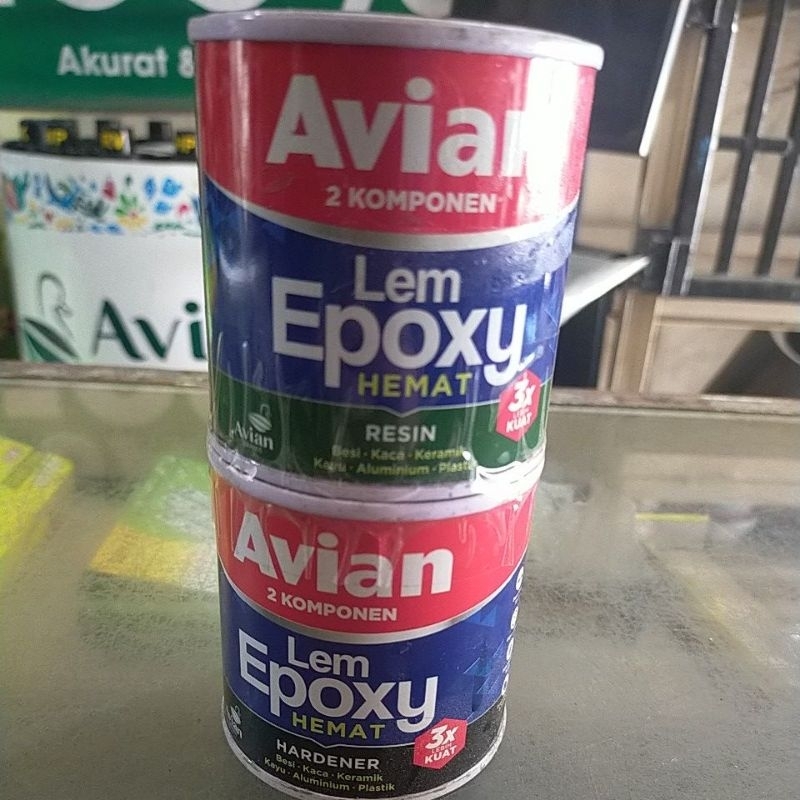Jual Lem Epoxy Avian 340gr set | Shopee Indonesia