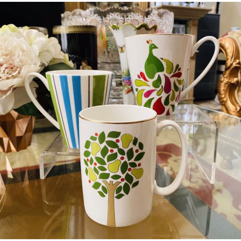 Jual Mug / Gelas kate Spade New York Intial Huruf Monogram Cantik - L ...